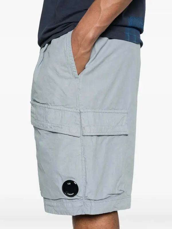 C.P. COMPANY Micro Reps Lens Boxy Shorts - Gray