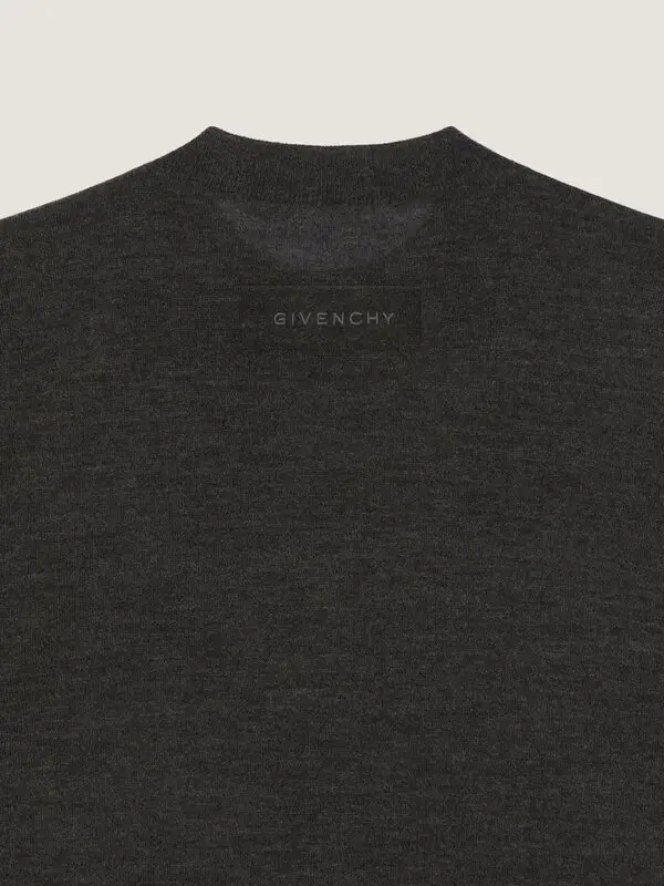 Givenchy Short-sleeved Crew Neck Sweater - Black