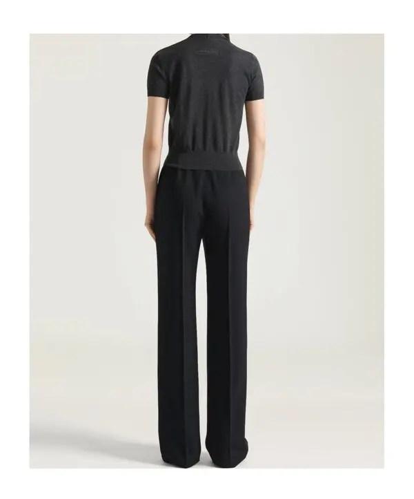 Givenchy Short-sleeved Crew Neck Sweater - Black