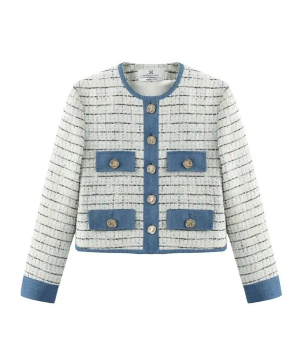 Marissa Chiara Long Sleeve Cropped Jacket