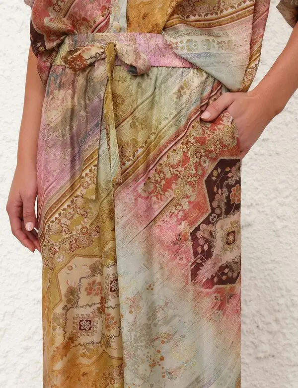 Zimmermann Printed Wide-leg Pants