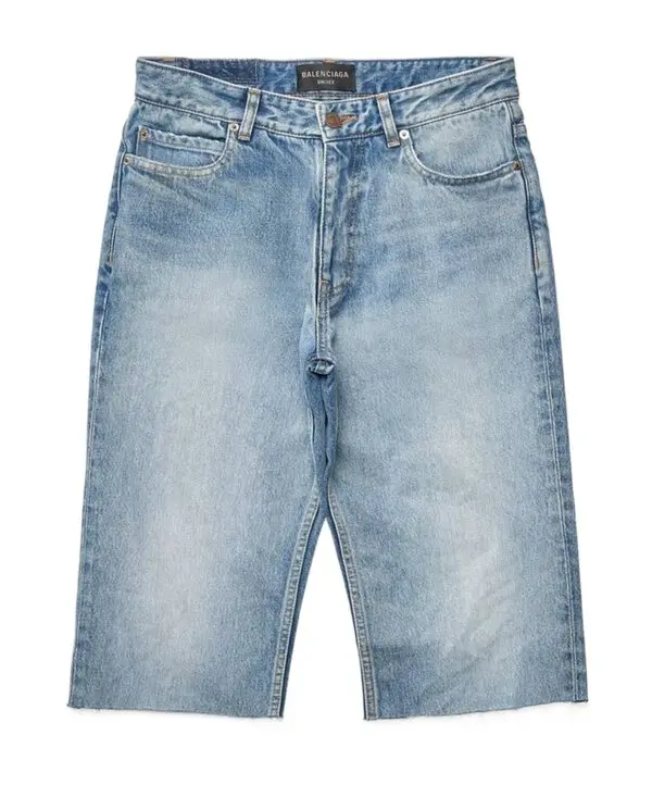 Balenciaga Slim Denim Shorts