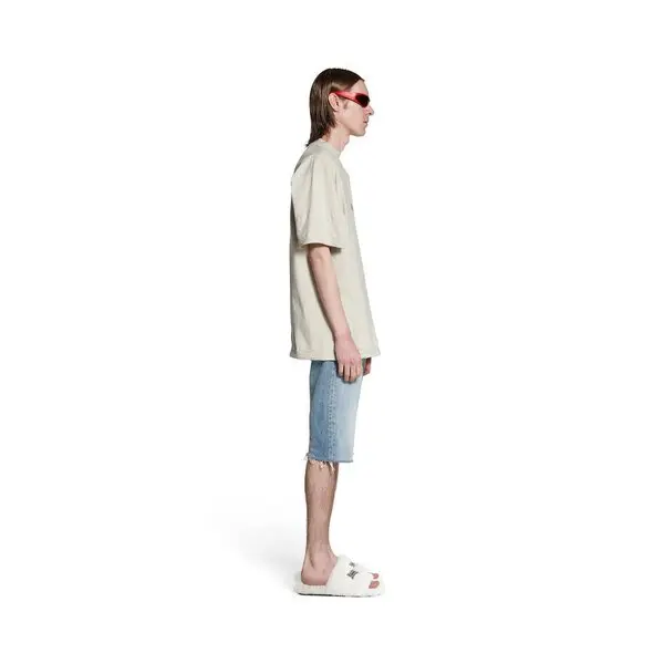 Balenciaga Slim Denim Shorts
