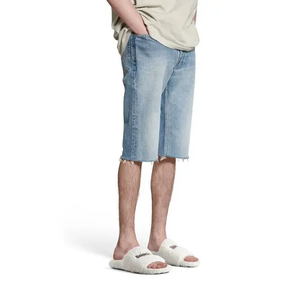 Balenciaga Slim Denim Shorts