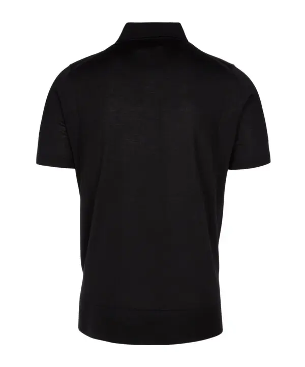 Loro Piana Wish Short-sleeved Polo Shirt - Black