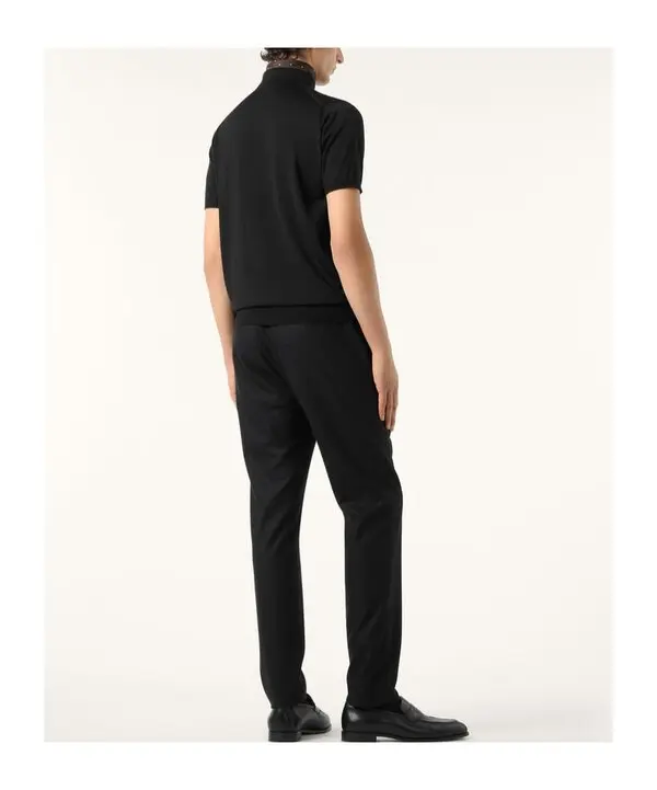Loro Piana Wish Short-sleeved Polo Shirt - Black
