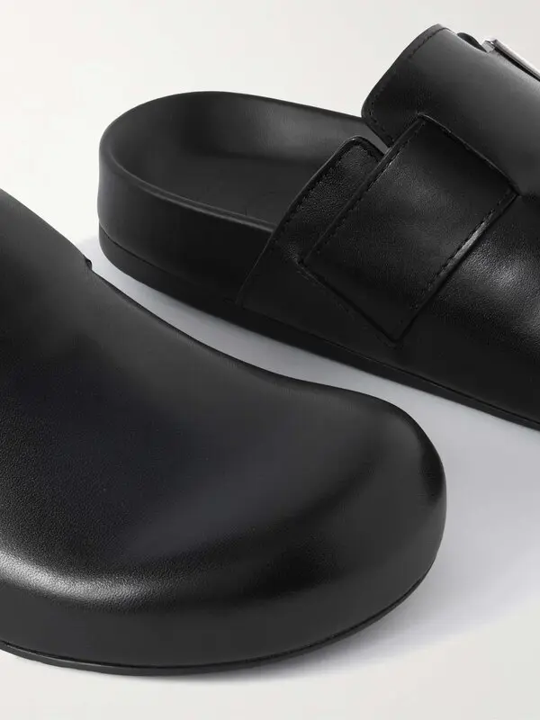 Loewe Ease Buckle Mule In Vegetable-tanned Calfskin