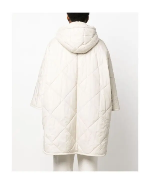Brunello Cucinelli Quilted Coat - White