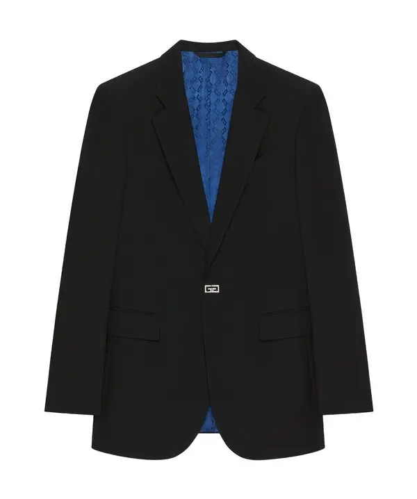 Givenchy 2g Clip Slim-fit Jacket - Black