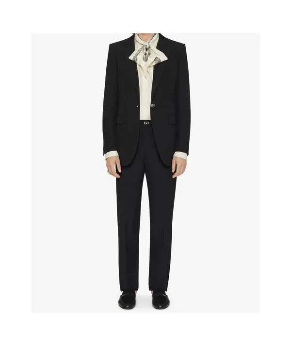 Givenchy 2g Clip Slim-fit Jacket - Black