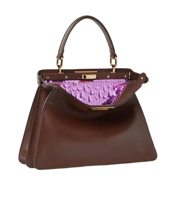 Fendi Peekaboo Iseeu Medium Tote Bag - Brown