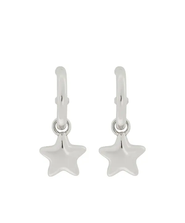 COACH Star Drop Earrings - White