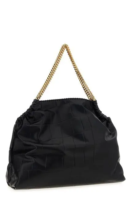 Stella McCartney Logo Shoulder Bag - Black