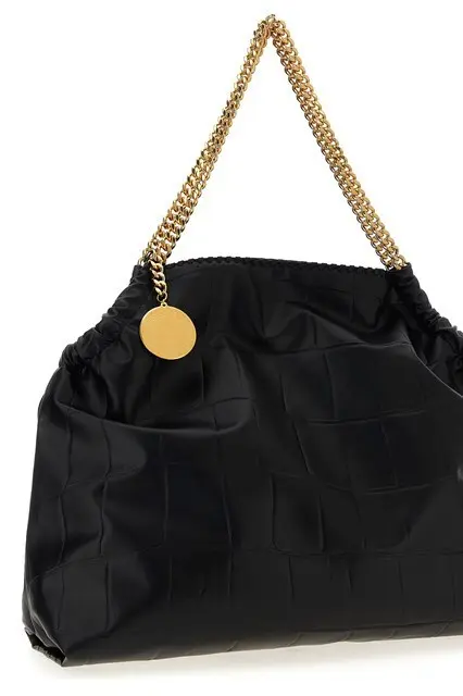 Stella McCartney Logo Shoulder Bag - Black