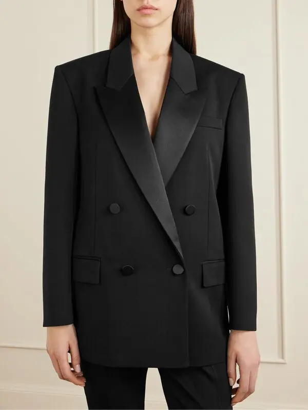 Saint Laurent Double-breasted Tuxedo Jacket