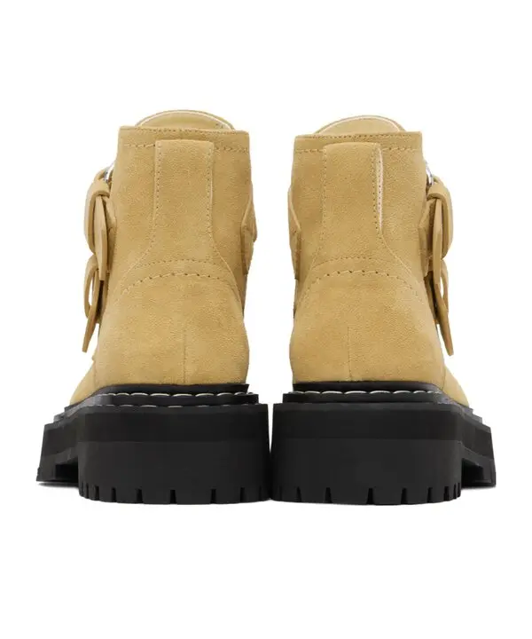 Proenza Schouler Round-toe Buckled Ankle Boots