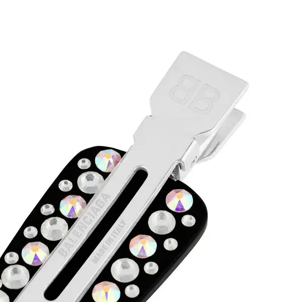 Balenciaga Logo Embellished Hair Clips