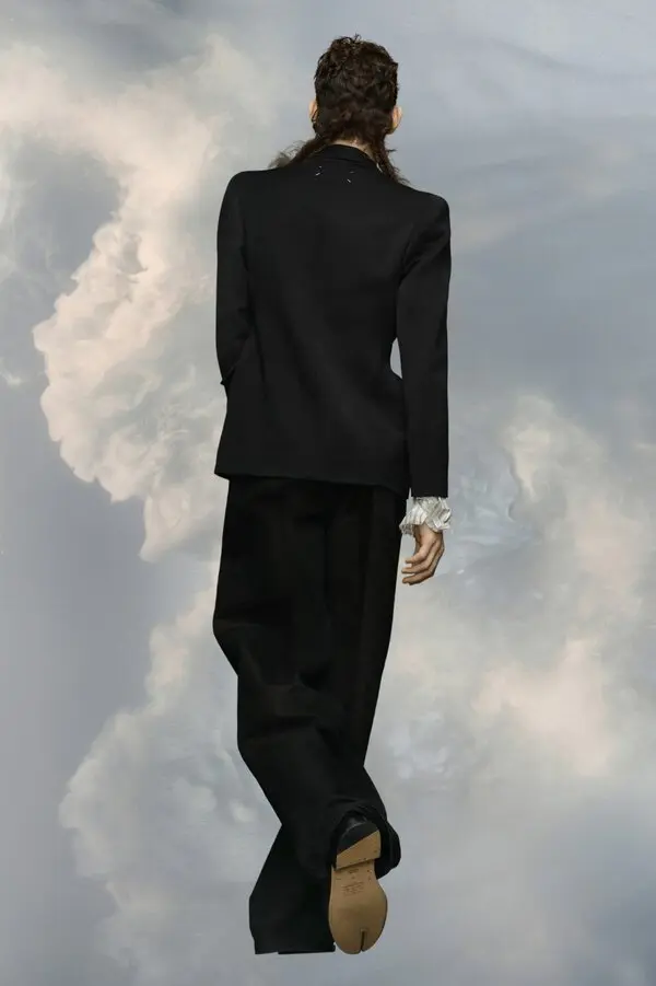 MAISON MARGIELA Double-breasted Tailored Blazer - Black