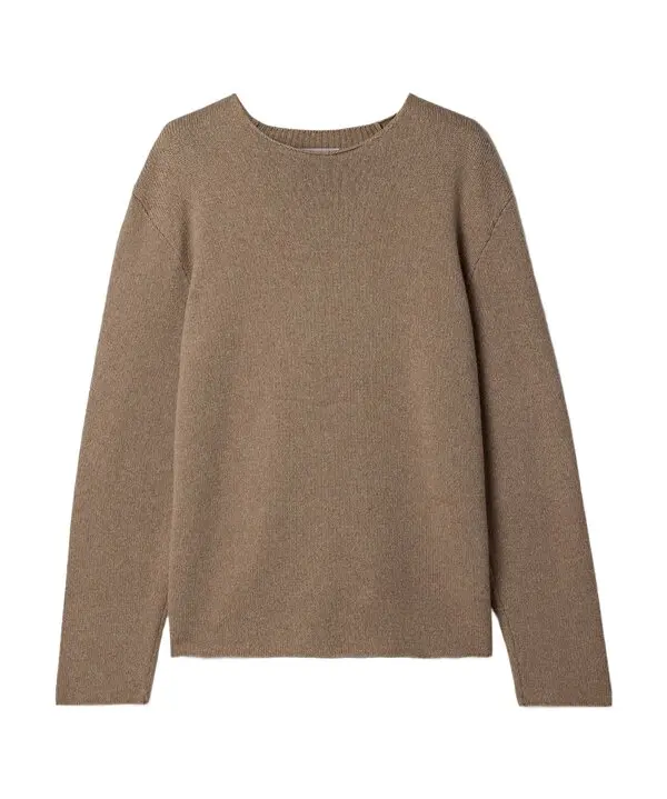THE ROW Jhaio Sweater - Light Brown