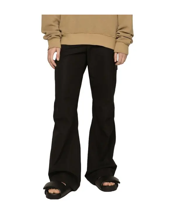 Dolce & Gabbana Logo Plaque Cargo Pants - Black