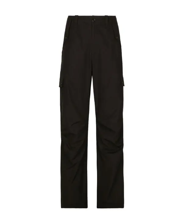 Dolce & Gabbana Logo Plaque Cargo Pants - No
