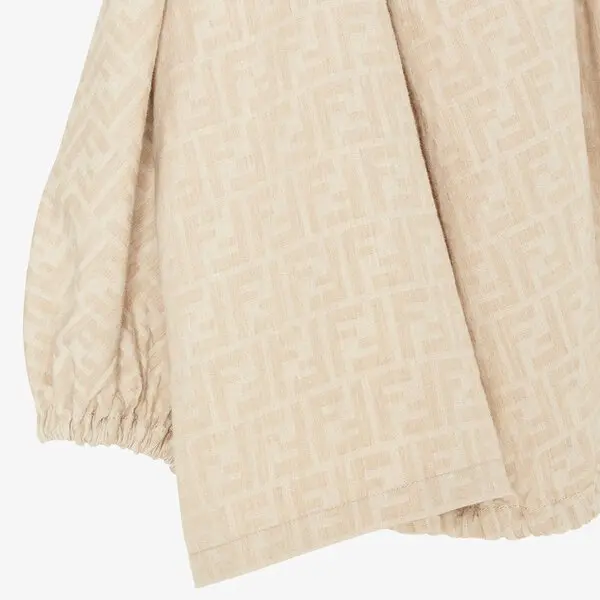 Fendi Ff Detailed Drawstring Jacket