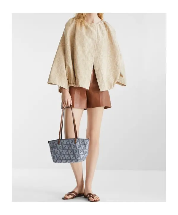 Fendi Ff Detailed Drawstring Jacket