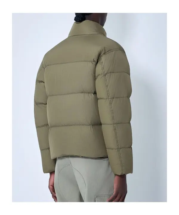 Stone Island Stand Collar Padded Down Jacket - Gray