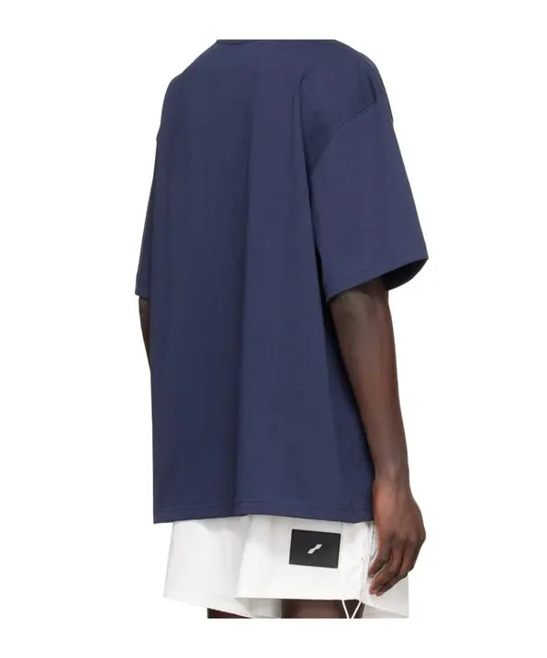 We11Done Logo Details Short-sleeved T-shirt - Gray