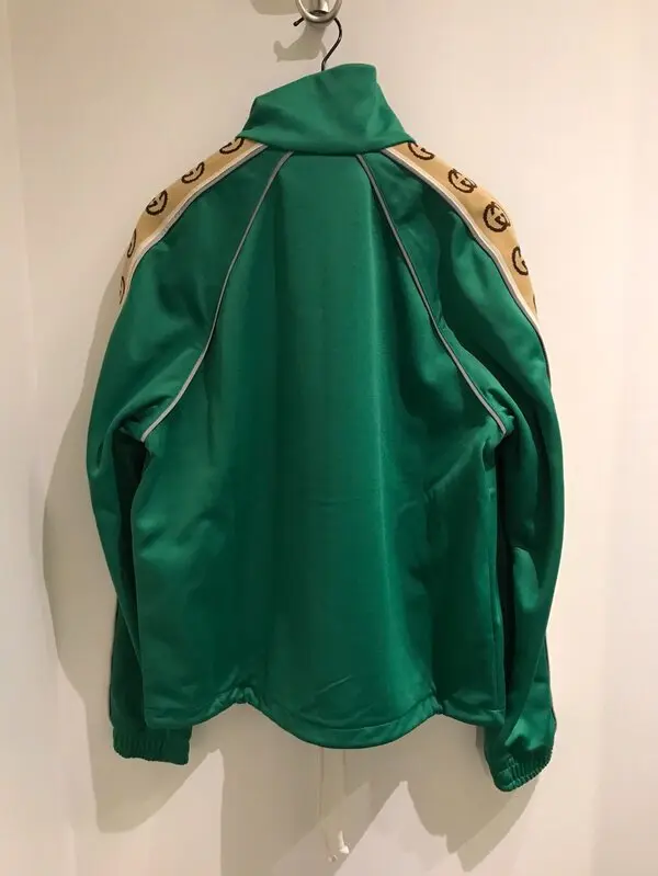 Gucci Logo Stripe Zip-front Jacket
