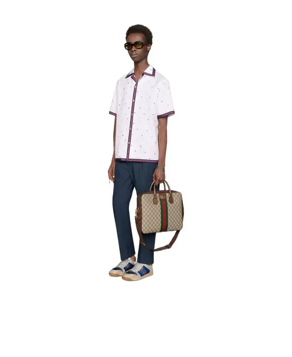 Gucci Gg Supreme Briefcase