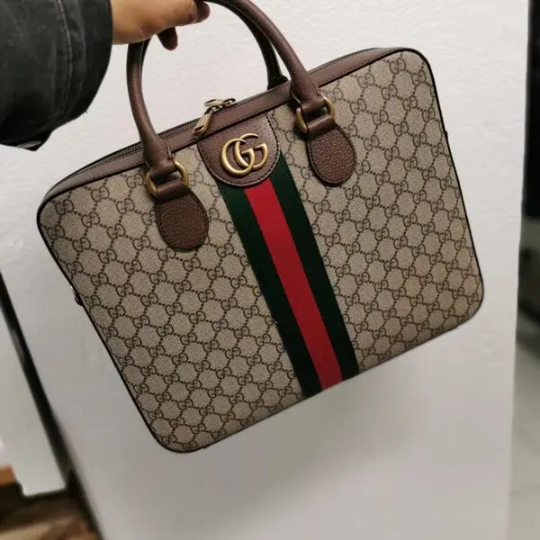Gucci Gg Supreme Briefcase