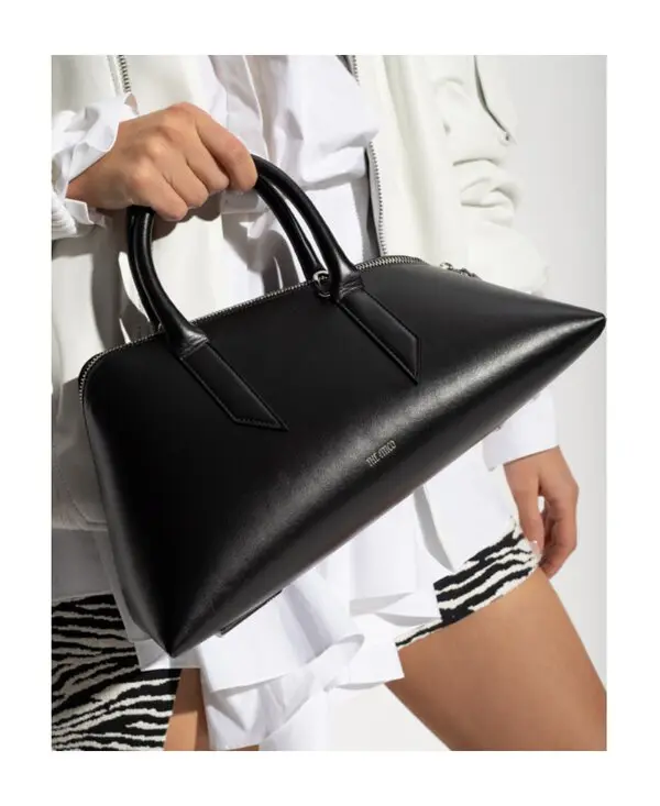 Attico Logo Printed Shoulder Bag