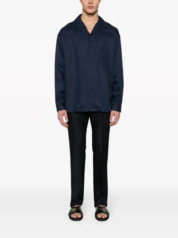 Prada Long-sleeved Button-up Shirt