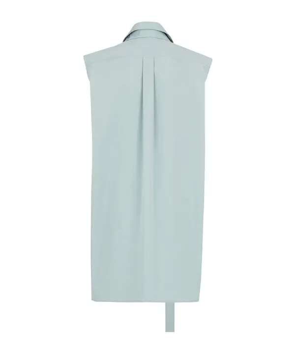Fendi Sleeveless Poplin Shirt Dress