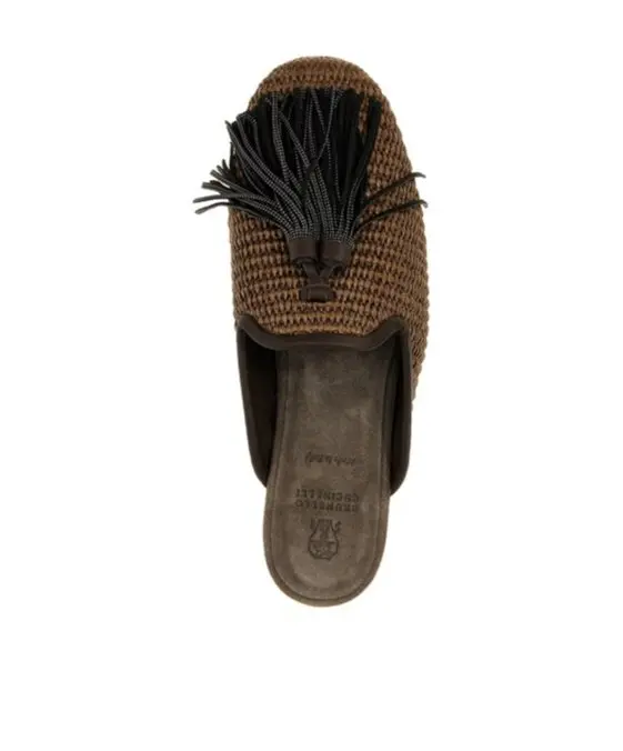Brunello Cucinelli Embellished Tassel Sabots