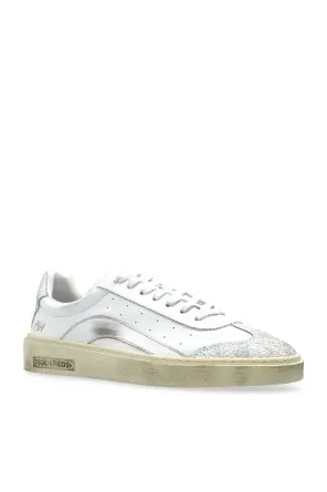 Dsquared2 Distressed Lace-up Sneakers - White