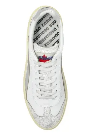 Dsquared2 Distressed Lace-up Sneakers - White