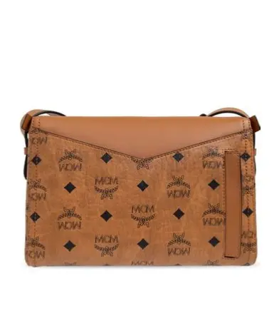 Mcm Diamant 3d Shoulder Bag - Brown