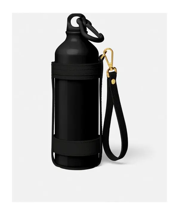 Versace Logo Water Bottle - Black