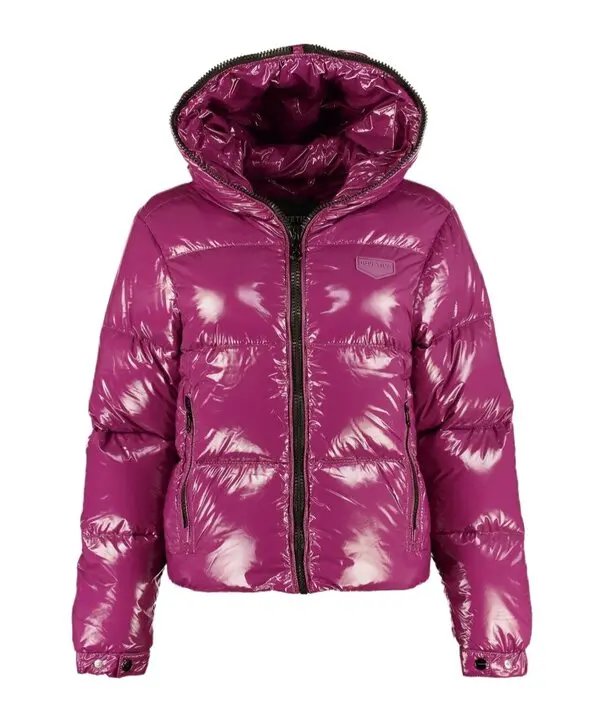 Duvetica Hooded Zip Up Quilted Down Jacket