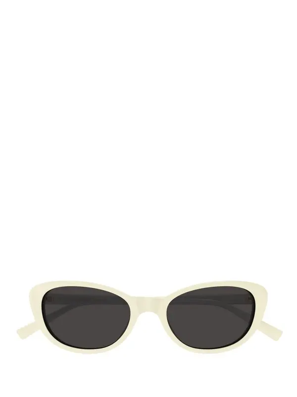 Saint Laurent Oval Sunglasses - Black