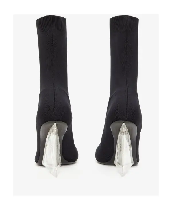 Alexander McQueen Heeled Stretch Sock Boots
