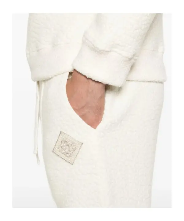 Casablanca Logo-patch Drawstring Track Trousers - White