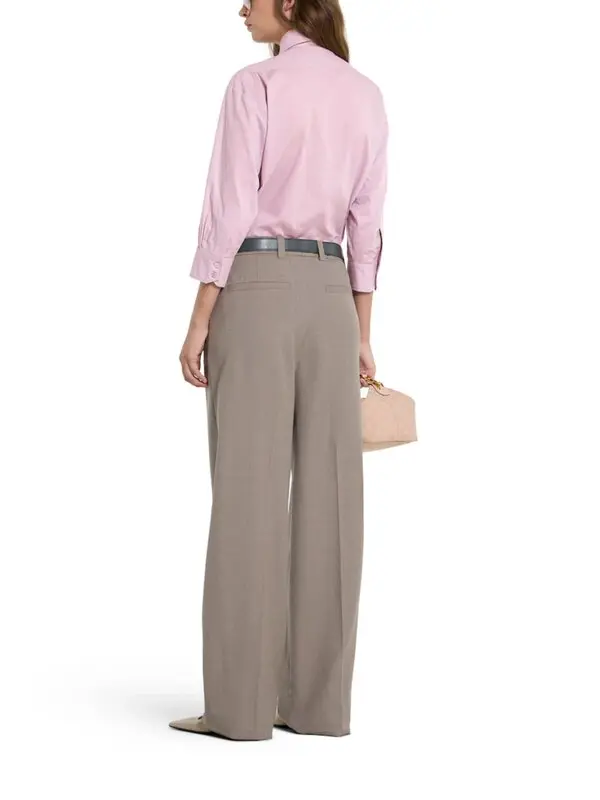 Gucci Cotton Muslin Shirt With Ruffle Trim