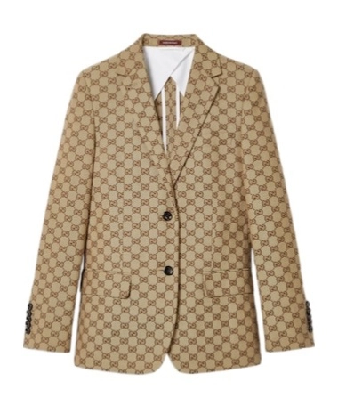 Gucci Gg Monogram Jacket - Nude