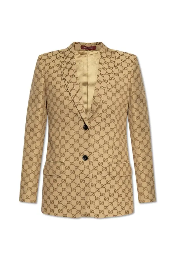 Gucci Gg Monogram Jacket - Nude