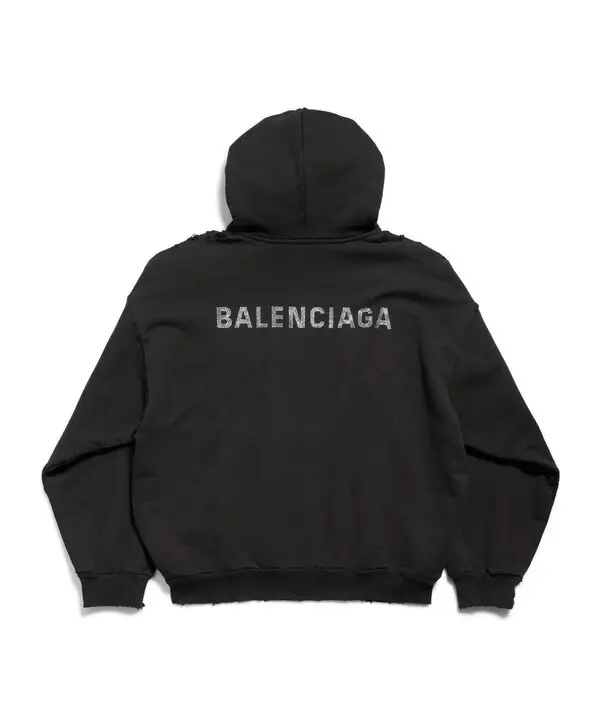Balenciaga Logo Printed Hoodie