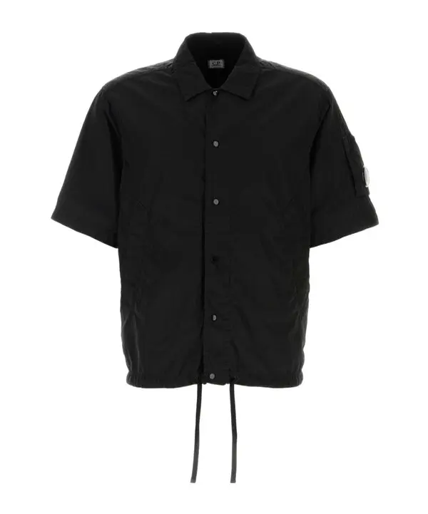 C.P. COMPANY Chrome-r Lens Overshirt Shirt - Black