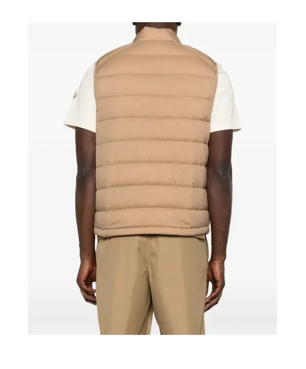 Moncler Barthe Padded Gilet - Brown